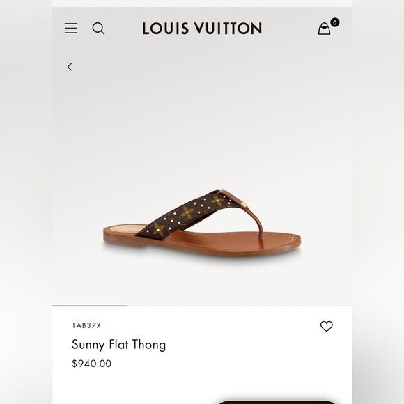 Louis Vuitton | Shoes | Louis Vuitton Sunny Flat Thong Sandal | Poshmark